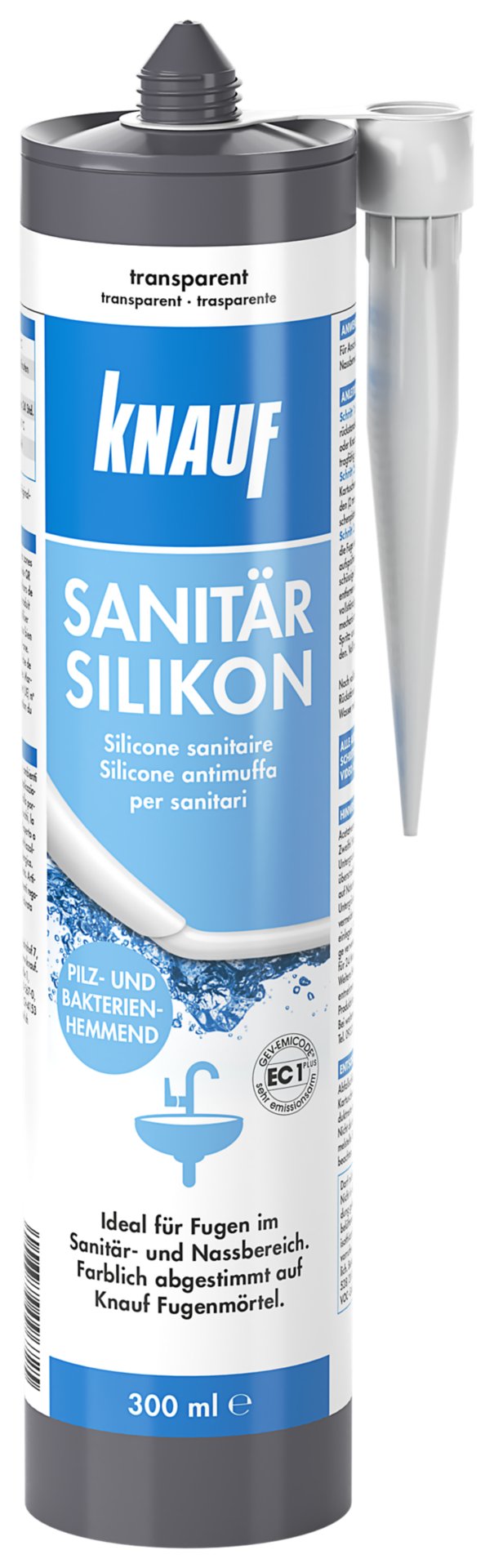 Sanitär Silikon - lietošanai gatavs silikona hermētiķis